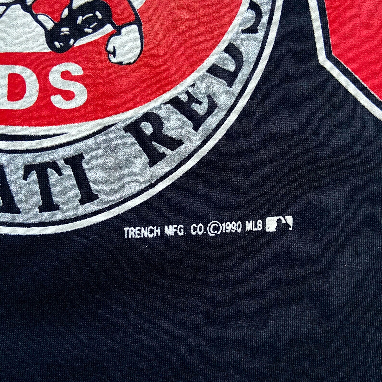 Vintage Cincinnati Reds 1990 World Champions T Shirt Tee Trench Medium ...