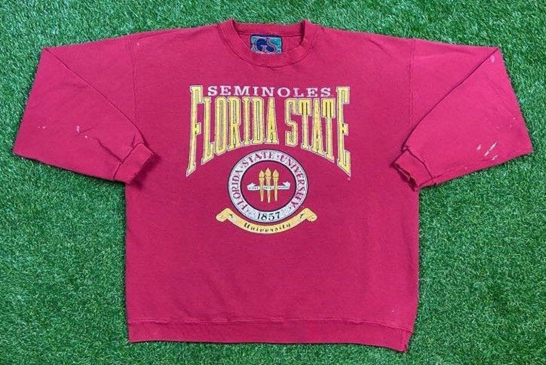 Vintage Florida State University Seminoles Crewneck Sweatshirt Sports ...