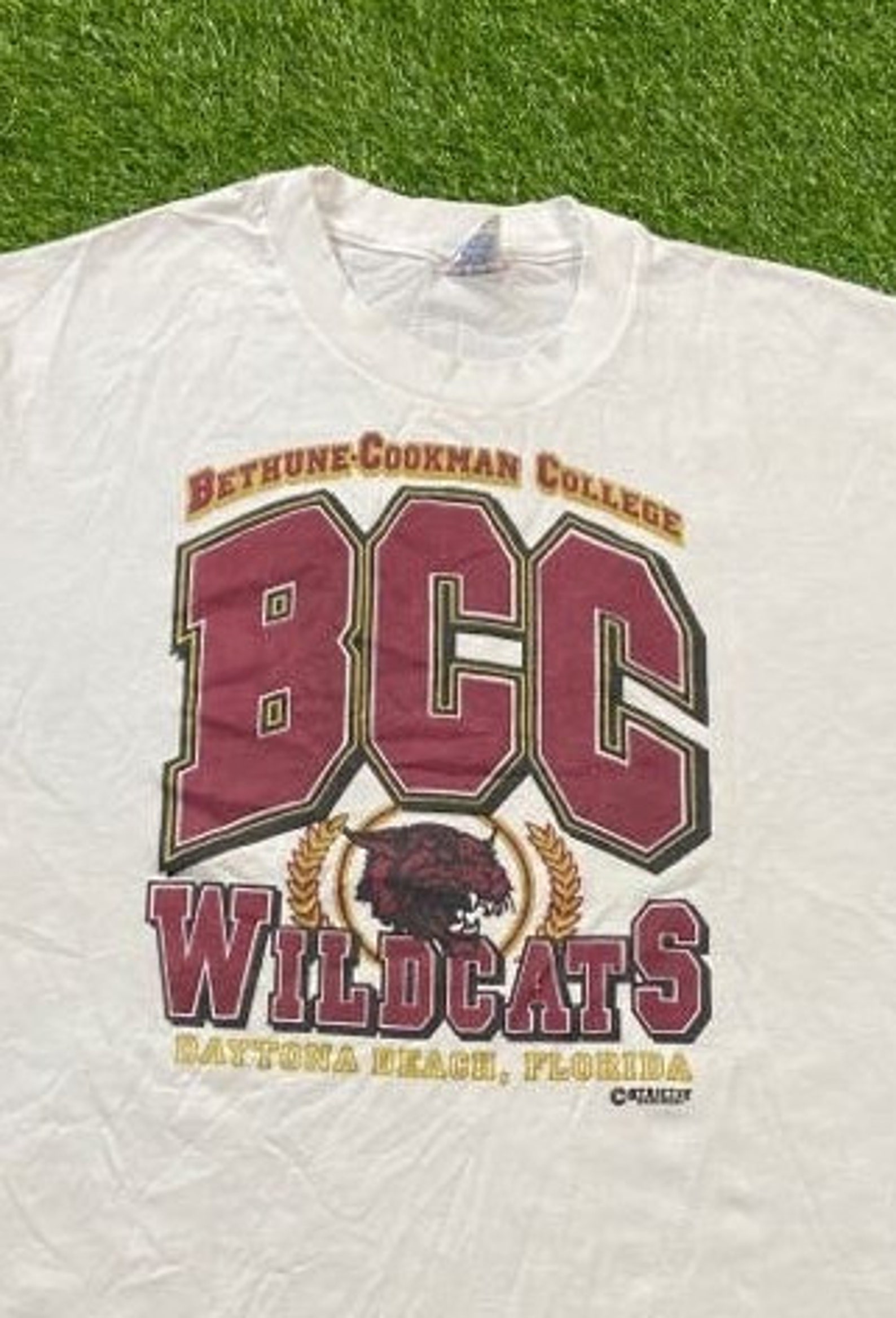 Vintage Bethune Cookman College T Shirt Tee Hanes Size Large L Daytona ...
