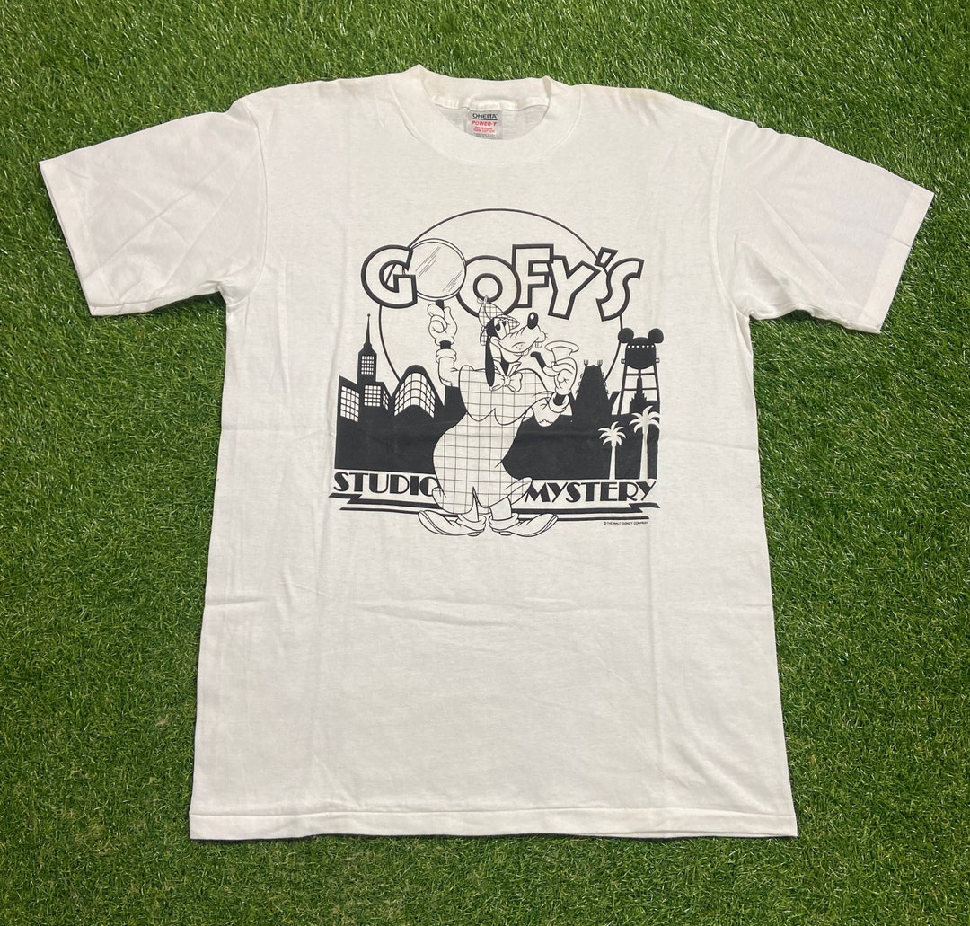 Vintage Goofy T Shirt Tee Made USA Size Xtra Large XL Mickey Mouse Walt ...