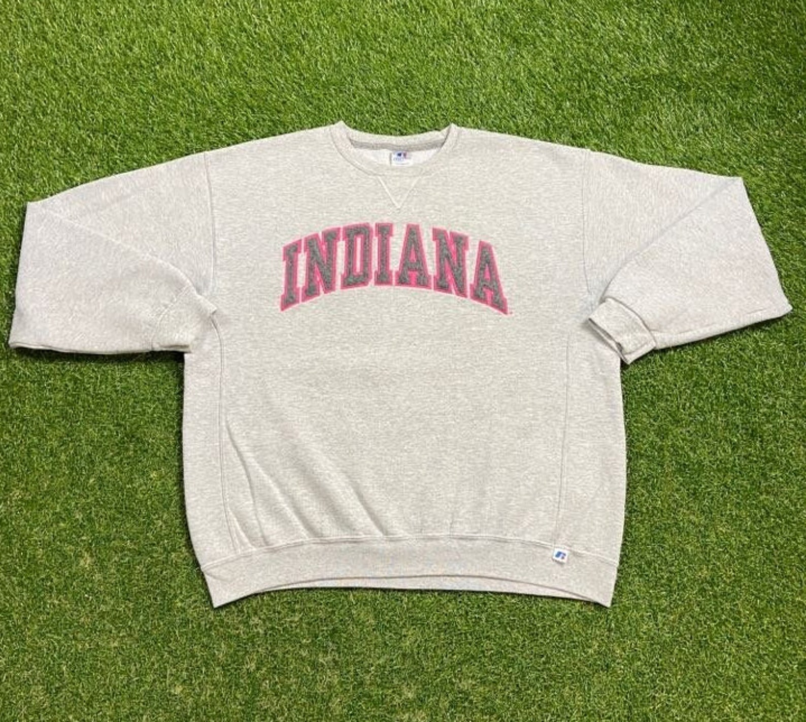 Vintage University of Indiana Crewneck Sweatshirt Russell Athletic Size ...