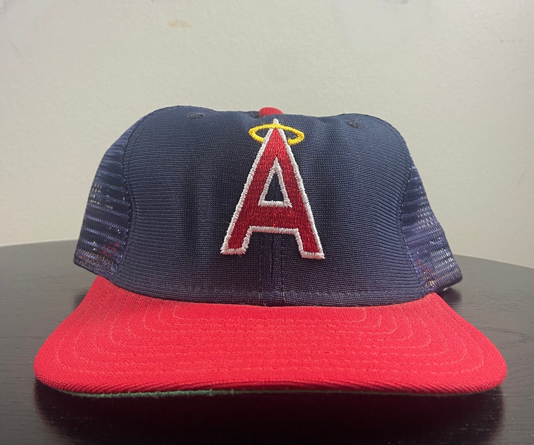 Vintage Anaheim Angels Snapback Hat New Era Made USA OSFA MLB Baseball ...