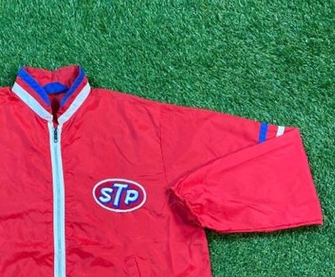 Vintage STP Windbreaker Jacket Size Medium M Scientifically - Etsy