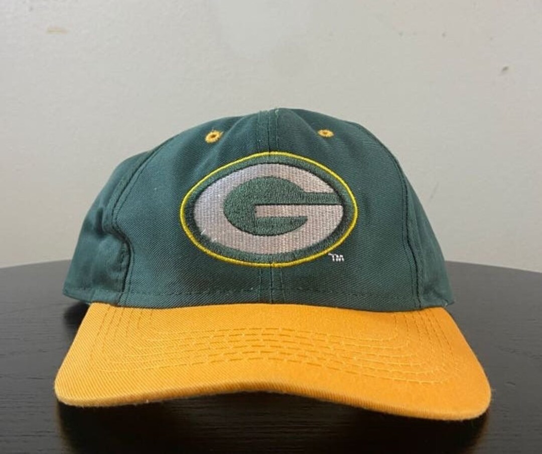 Vintage Green Bay Packers Snapback Hat Cap Logo 7 Youth OSFA NFL ...