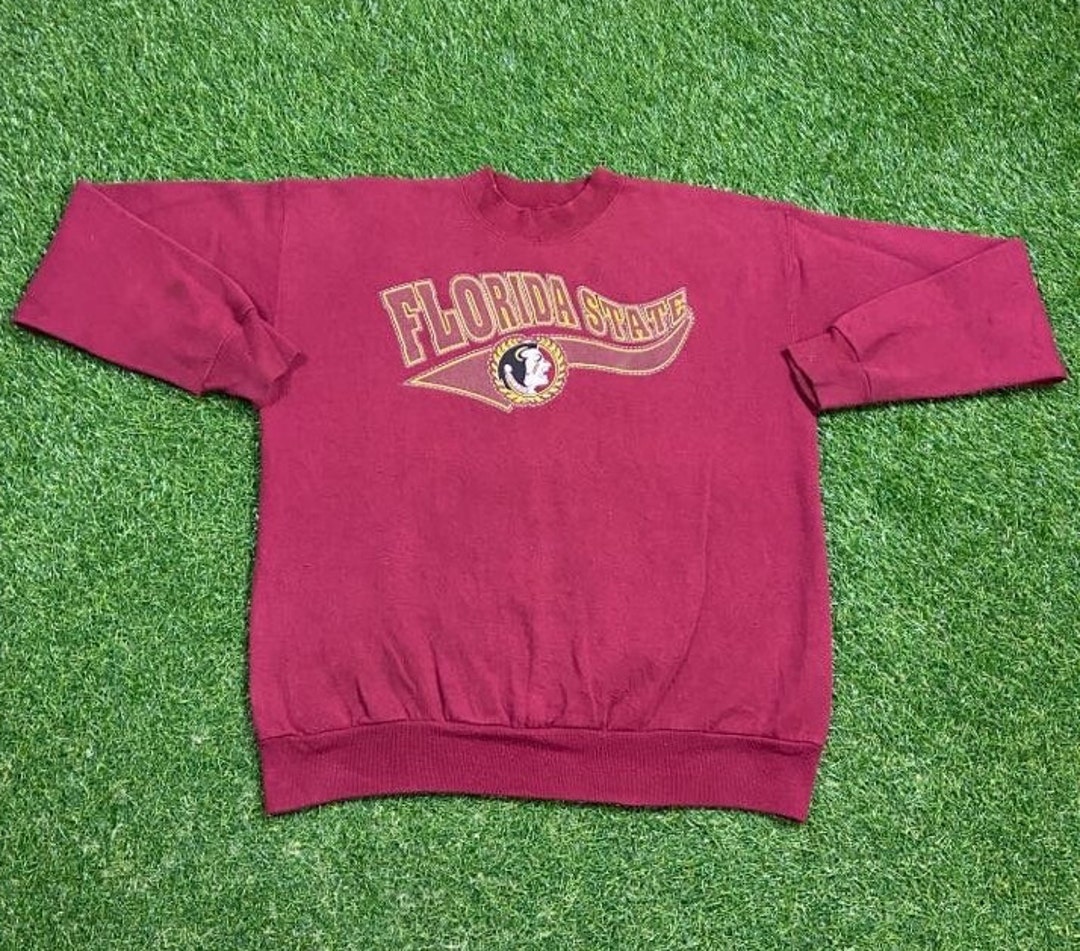 Vintage Florida State University Seminoles Crewneck Sweatshirt Size ...