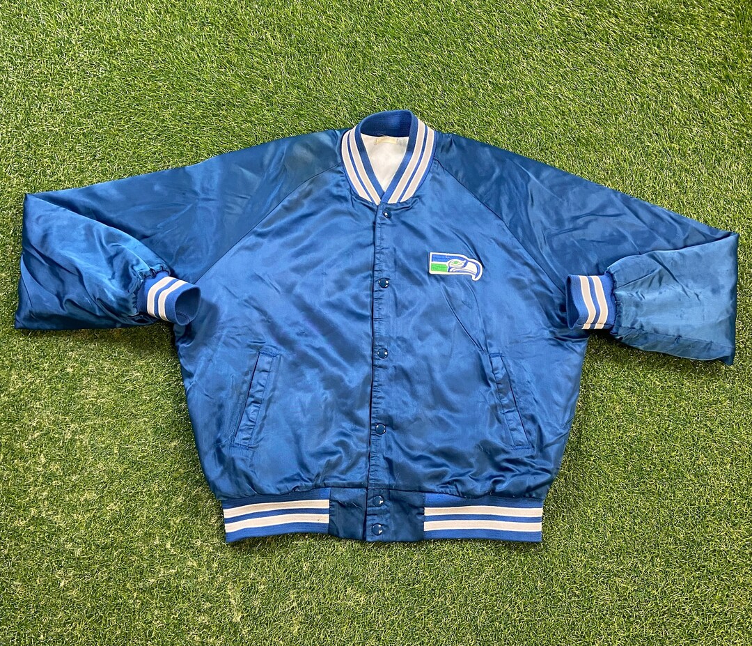 Vintage Seattle Seahawks Jacket Chalk Line Made USA Size Xtra Large XL ...