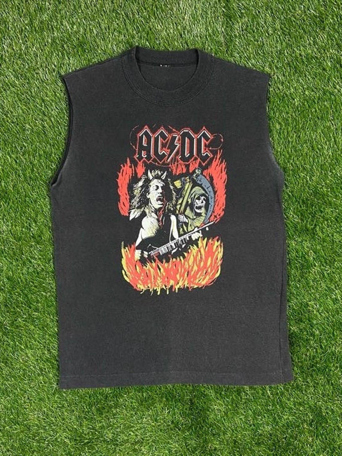 Vintage AC DC T Shirt Rock Band Tee Size Medium M 1980s 80s - Etsy