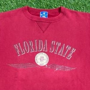 Vintage Florida State University Seminoles Crewneck Sweatshirt Made USA ...