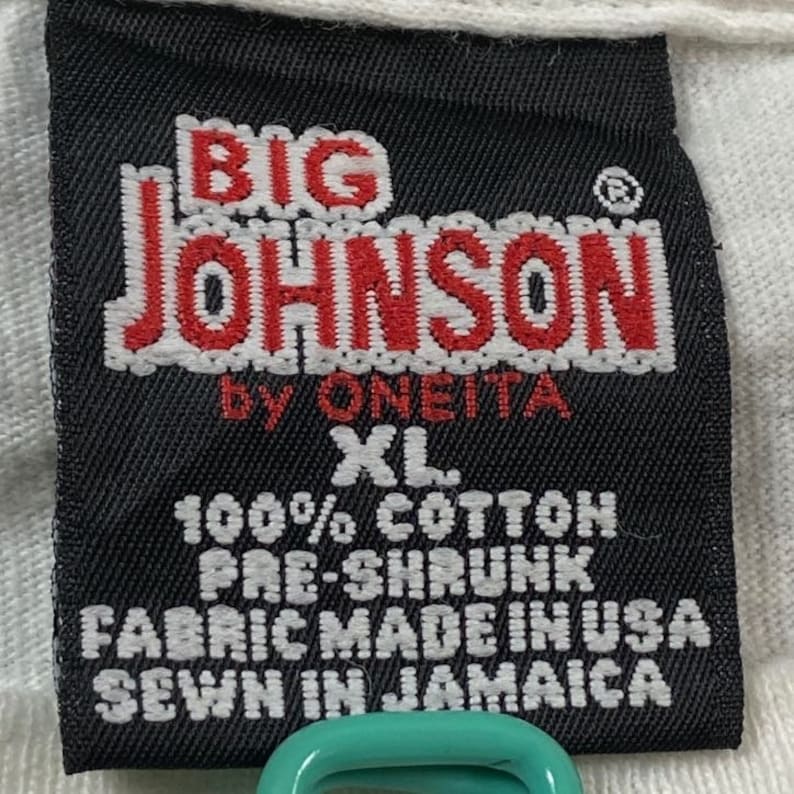 Vintage Big Johnson T Shirt Tee Oneita Made USA Size Xtra - Etsy