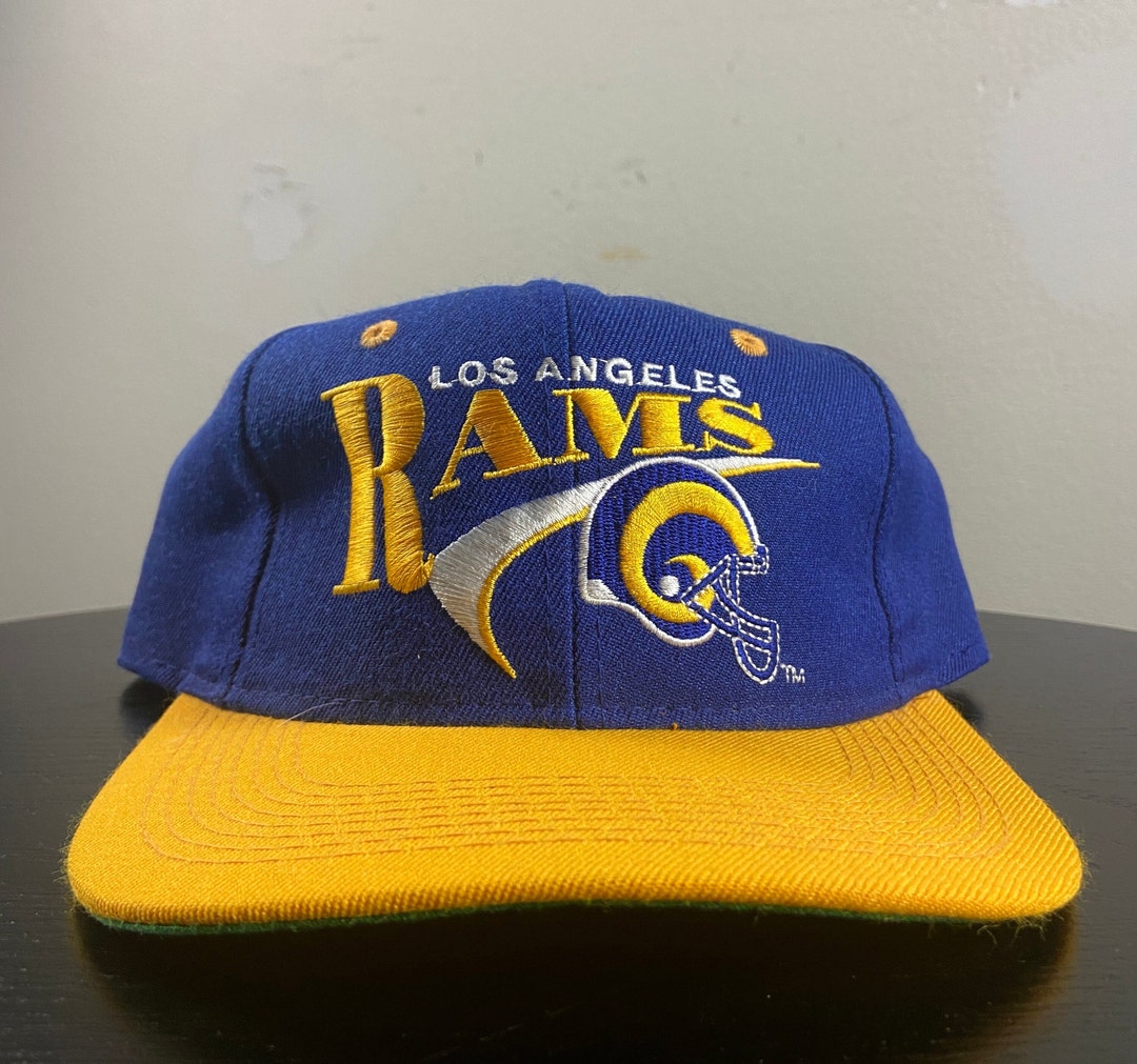 Vintage Los Angeles Rams Snapback Hat OSFA NFL Football LA California ...
