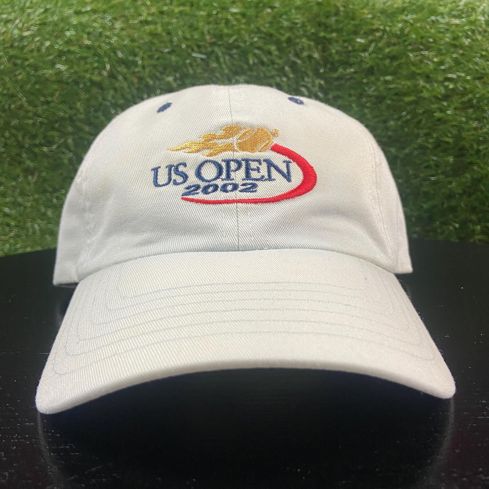 Vintage US Open 2002 Tennis Championships Strap Back Hat OSFA Wimbledon ...