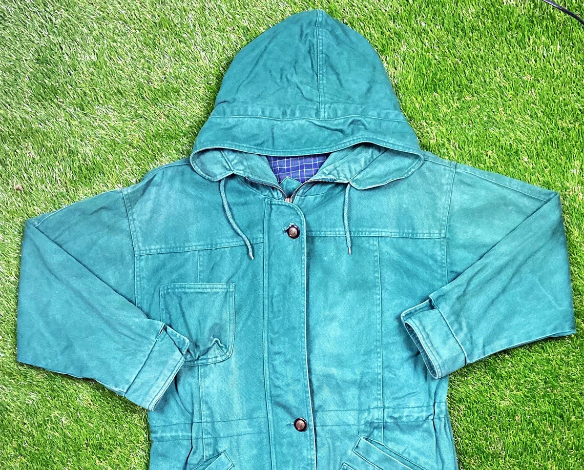 Vintage Andy Jones Hoodie Jacket Size Small 1990s 90s Rain - Etsy