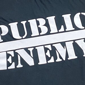 Vintage Public Enemy T Shirt Tee Size Large L Flava Flav Hip Hop Rap ...