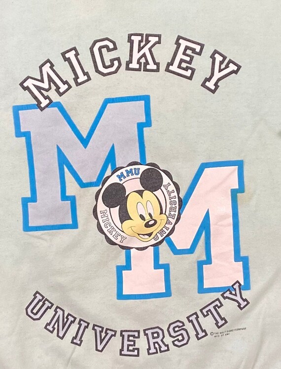 Vintage Mickey Mouse University Crewneck Sweatshirt S… - Gem