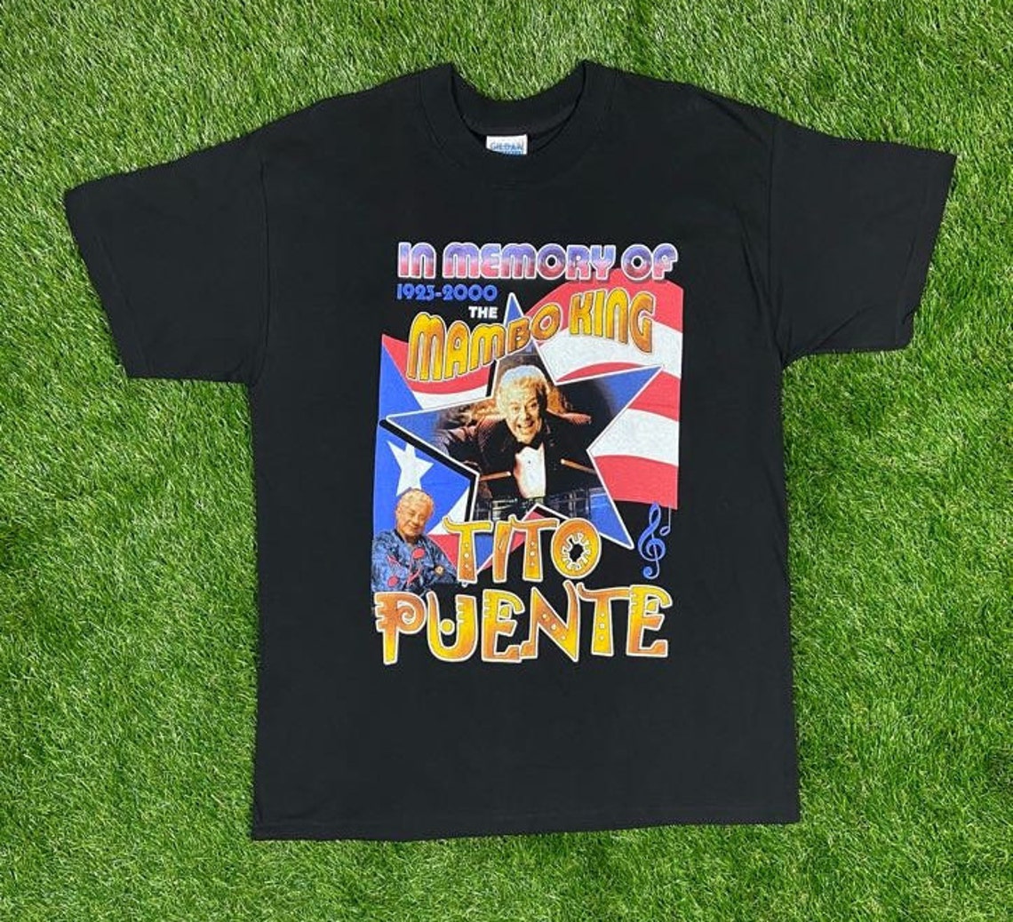 Vintage Tito Puente in Memory of T Shirt Music Tee Gildan Size Large ...