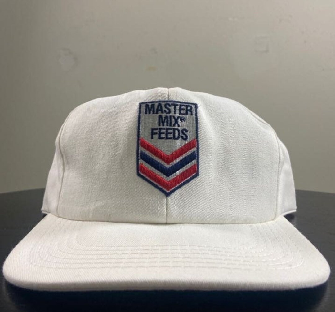 Vintage Master Mix Feeds Snapback Hat K Products Made USA OSFA ...