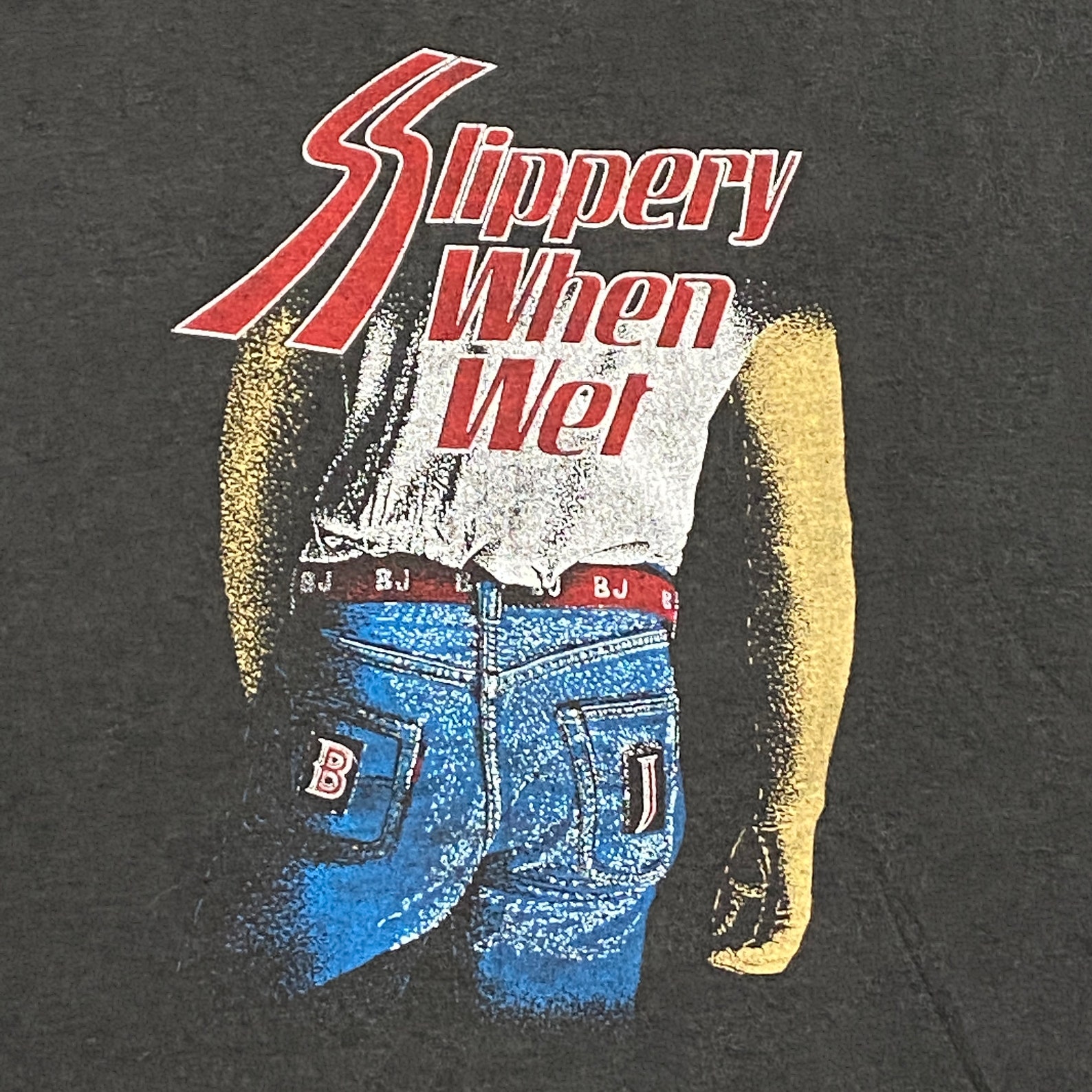 Vintage Bon Jovi Slippery When Wet T Shirt Tee My Shirt Made - Etsy UK