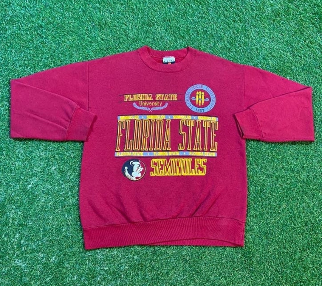 Vintage Florida State University Seminoles Crewneck Sweatshirt Made USA ...