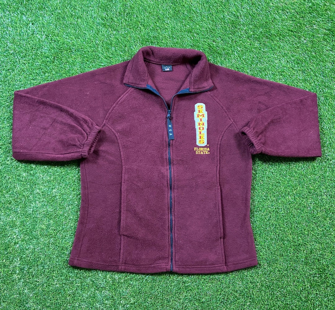 Vintage Florida State University Seminoles Track Sweater Made USA Size ...