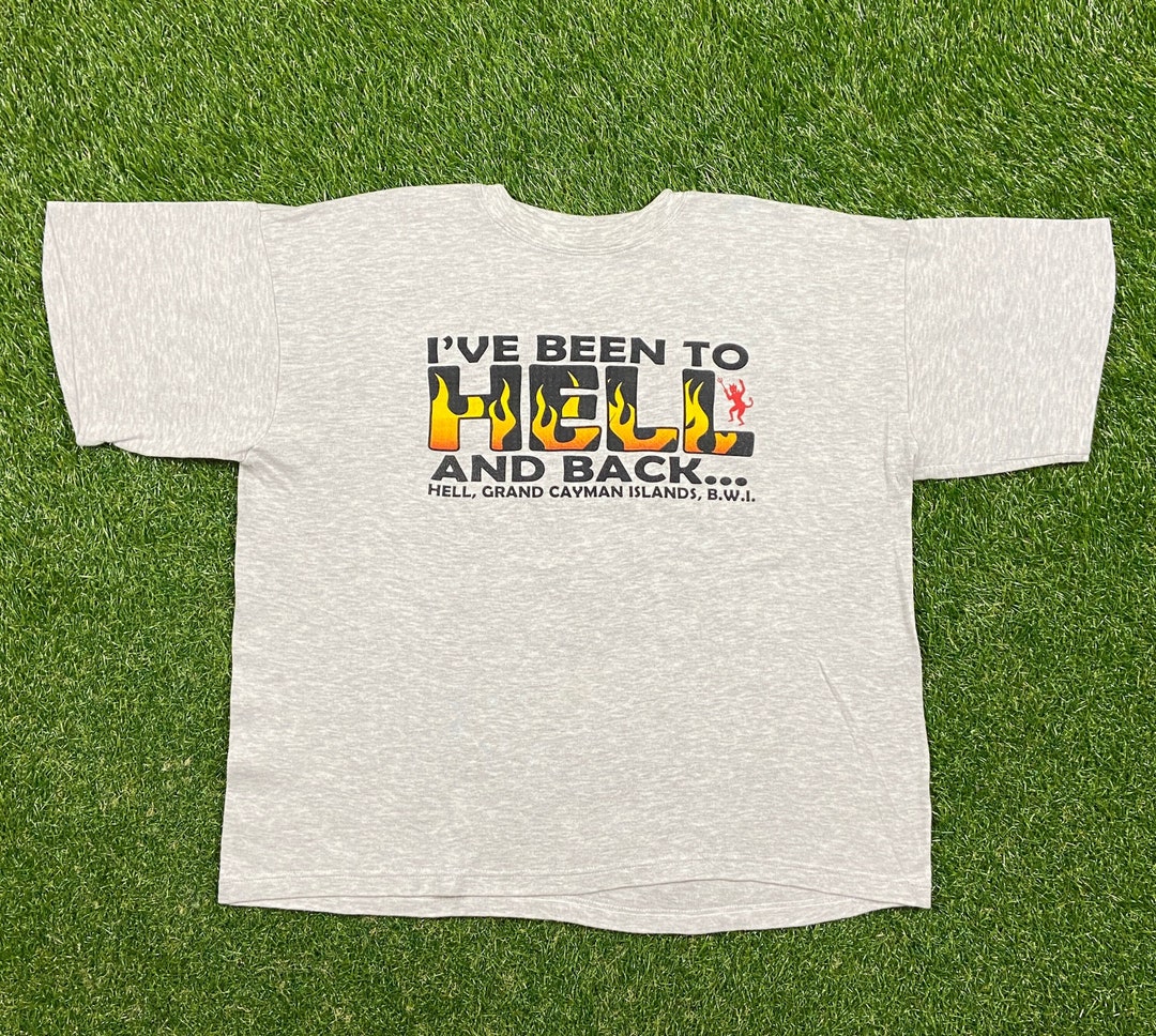 Vintage I've Been to Hell and Back T Shirt Tee Magic Tee Size Xtra ...