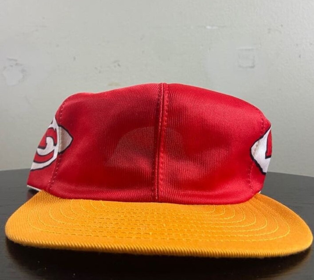 Vintage Kansas City Chiefs Snapback Hat OSFA NFL Football Super Bowl ...