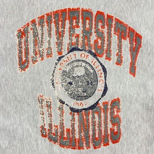 Vintage University Of Illinois Crewneck Sweatshirt Champion | Etsy