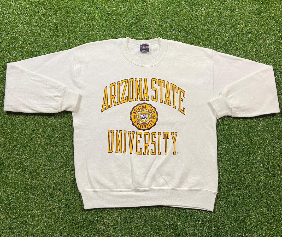 Vintage Arizona State University Crewneck Sweatshirt Made USA Size ...