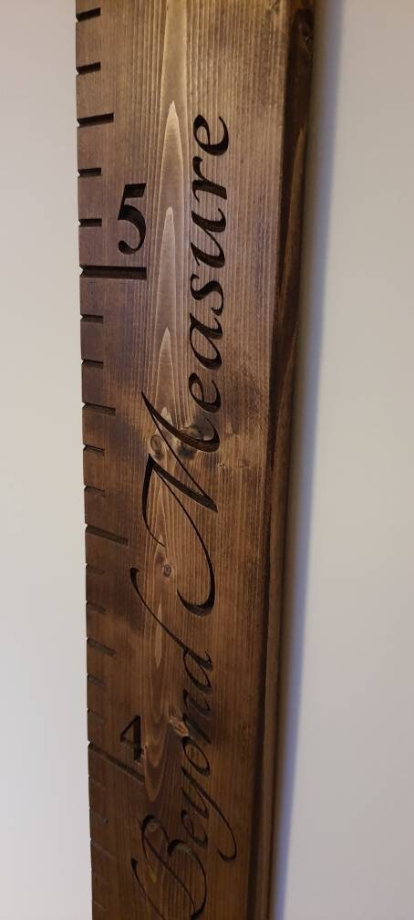 Rustic Giant Wooden Ruler 2'4 to 6'4 | Etsy