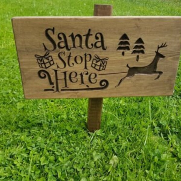 Santa Stop Here - Etsy UK