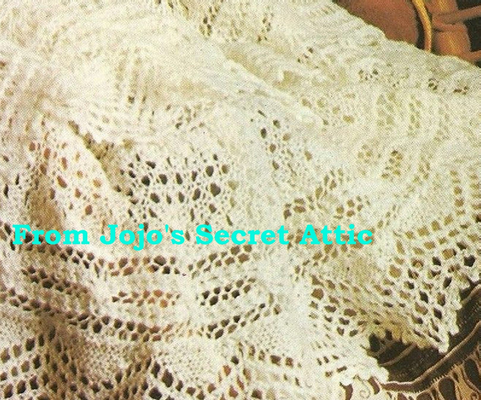 Beautiful Vintage Knitting Pattern to Create an Heirloom 2 Ply Lace ...