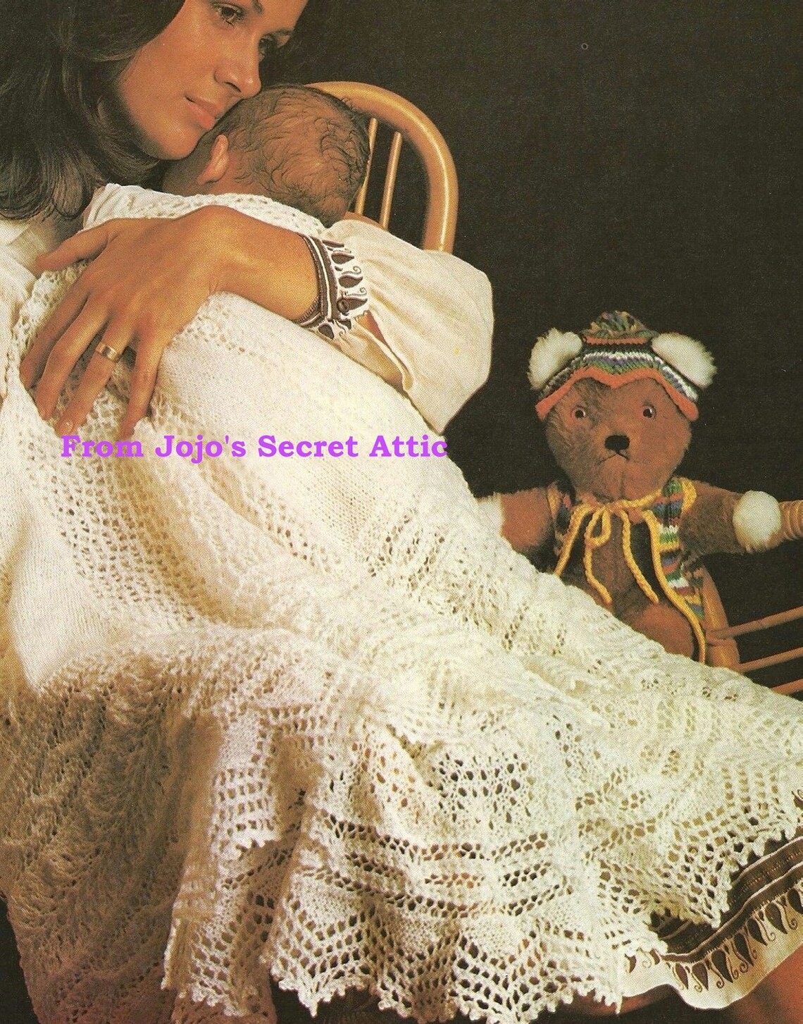 Beautiful Vintage Knitting Pattern to Create an Heirloom 2 Ply Lace ...