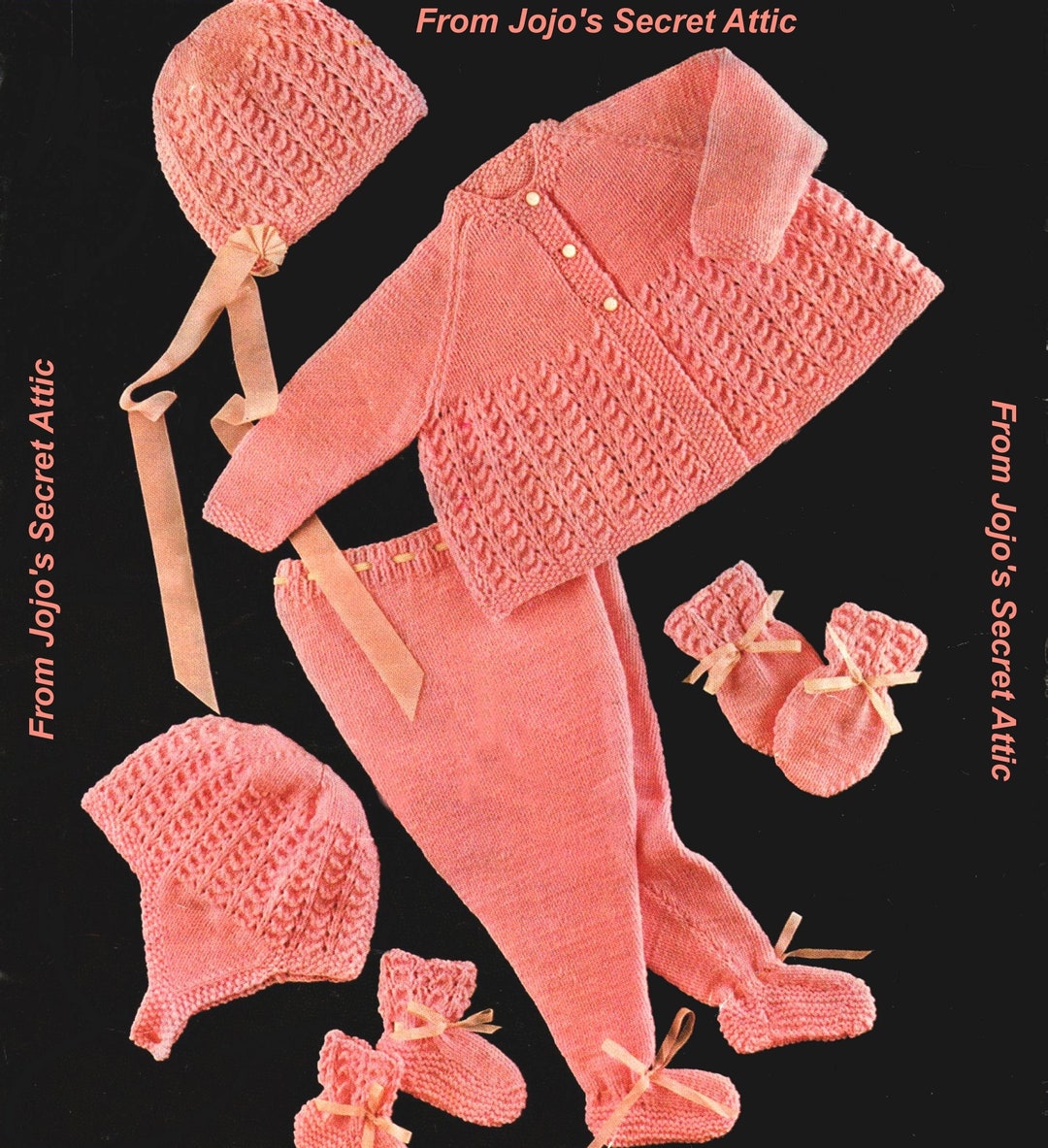 PDF Baby DK Knitting Pattern Pram Set - Etsy