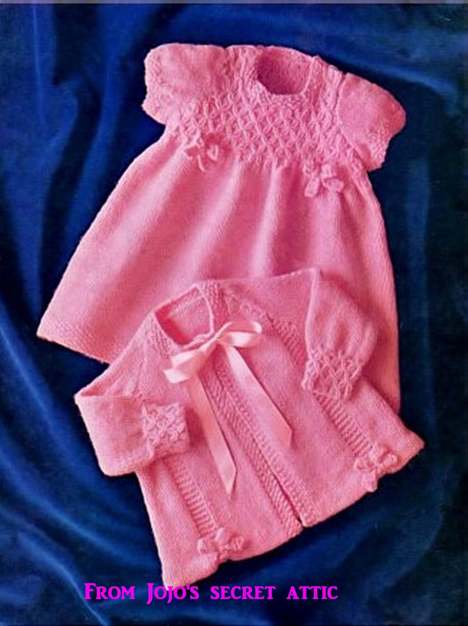 Double Knitting Pattern to Make Dress and Coat - Etsy