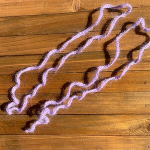 Purple Crochet Mohair Ribbons for Hair Bows - Etsy