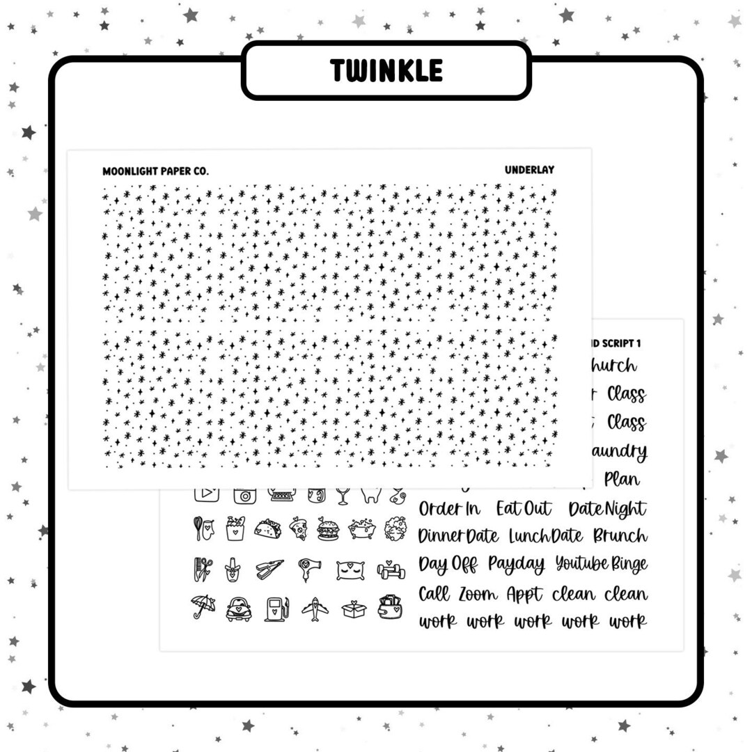 Twinkle Printable - Etsy