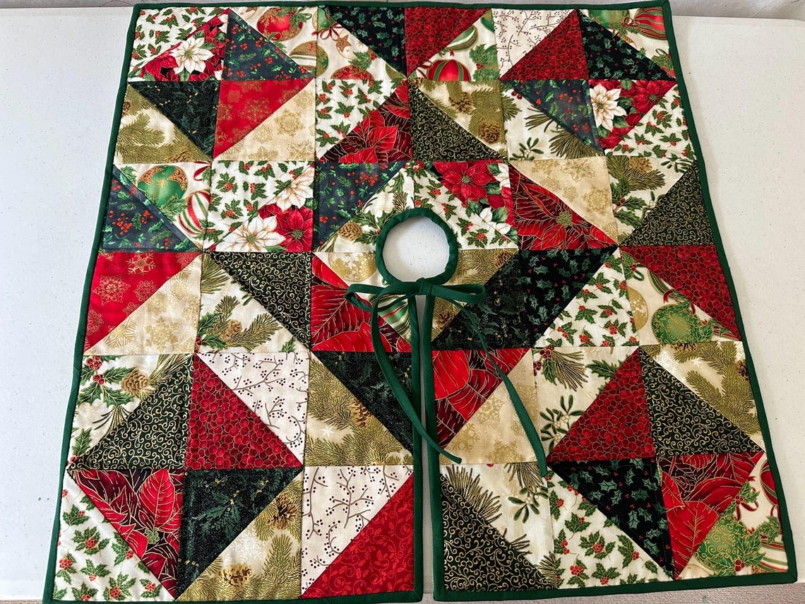 Mini Christmas Tree Skirt - Etsy