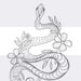 Suzy Snake With Flowers Engraving File Snake Doodle Files Samantha's ...