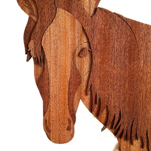 Single Line Horse Head Cut File | Laser Cut Files | Horse Portrait ...