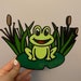 Roger Ribbit Frog on Lily Pad Sign SVG File Cute Frog With - Etsy
