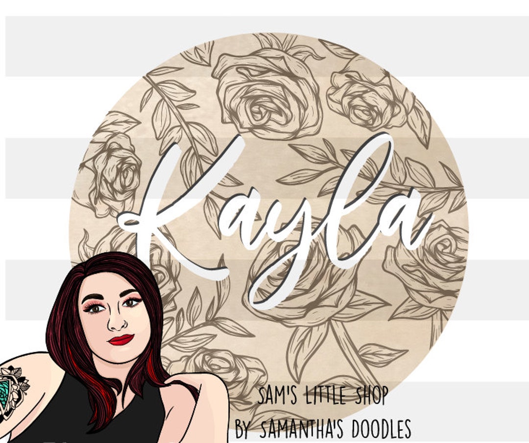 Kayla Roses Engraving File Flower Doodle Files Samantha's Doodles ...