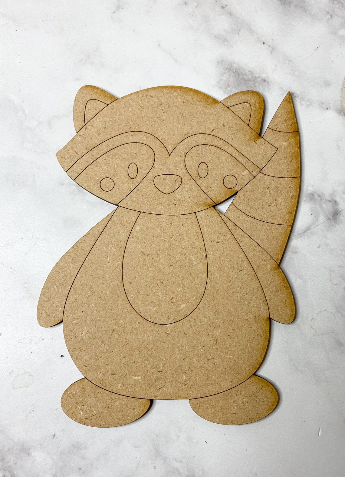 Raccoon Single Line Cut Files for Nursery Rounds - Etsy