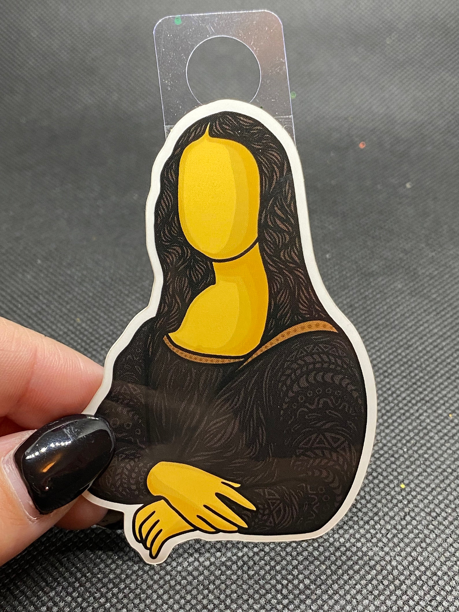 Waterproof mona Lisa Sticker Art History Vinyl - Etsy