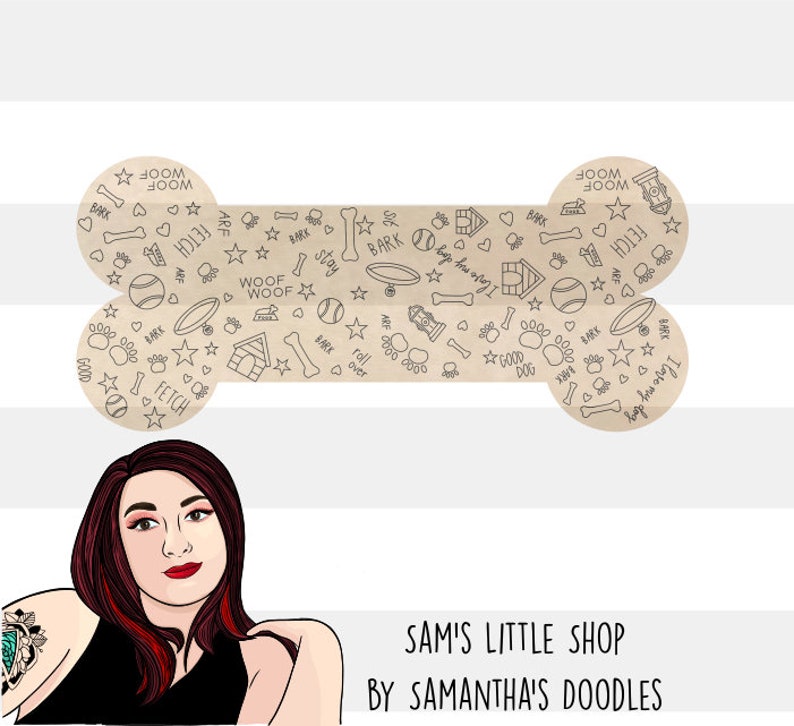 Good Dog Doodle SVG Scoring Pattern Bundle (digital Download) - Etsy