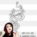 Suzy Snake With Flowers Engraving File Snake Doodle Files Samantha's ...
