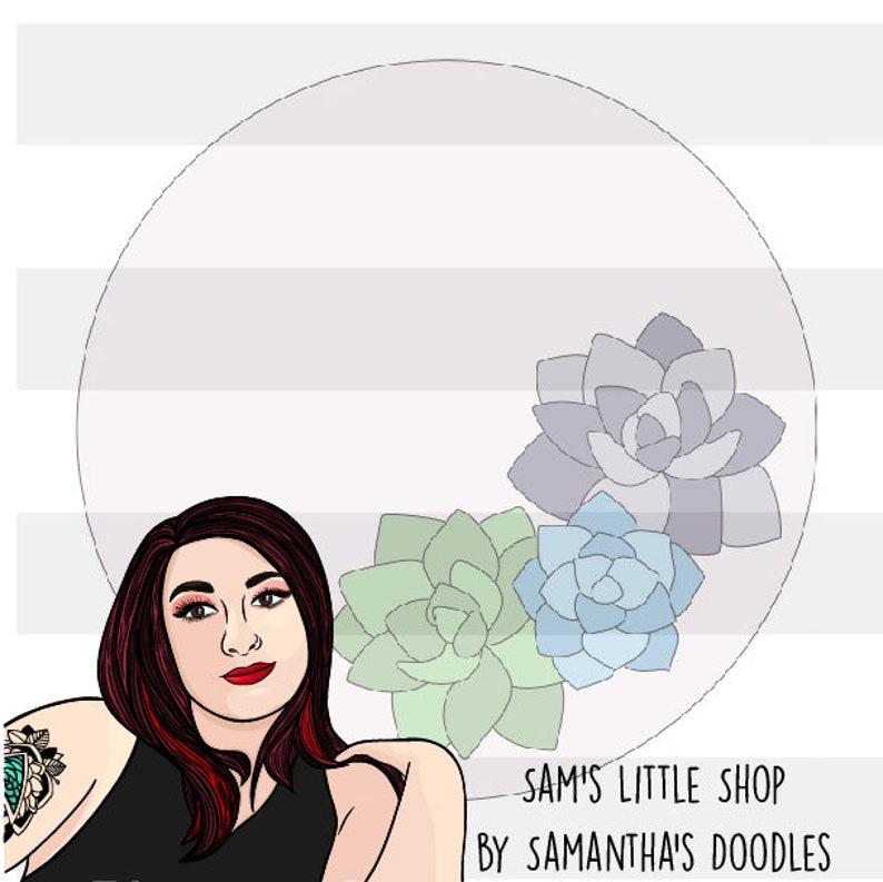 Rebecca Floral Succulent CUT SVG File Single Line Flower Cut | Etsy