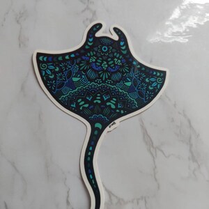 Sting Ray Manta Ray Doodle Vinyl Sticker Decal for Car, Laptop, Water ...