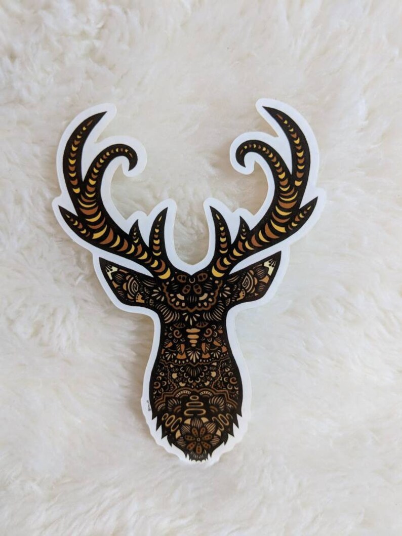 Waterproof Country Deer Vinyl Sticker Water Bottle Stickers - Etsy