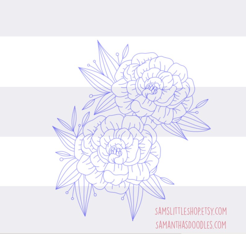 Carly Flower SCORING SVG File for Laser Cut Signs - Etsy