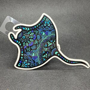 Sting Ray Manta Ray Doodle Vinyl Sticker Decal for Car, Laptop, Water ...