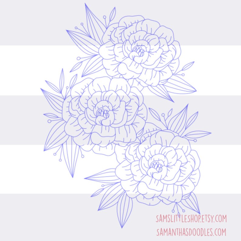 Carly Flower SCORING SVG File for Laser Cut Signs - Etsy